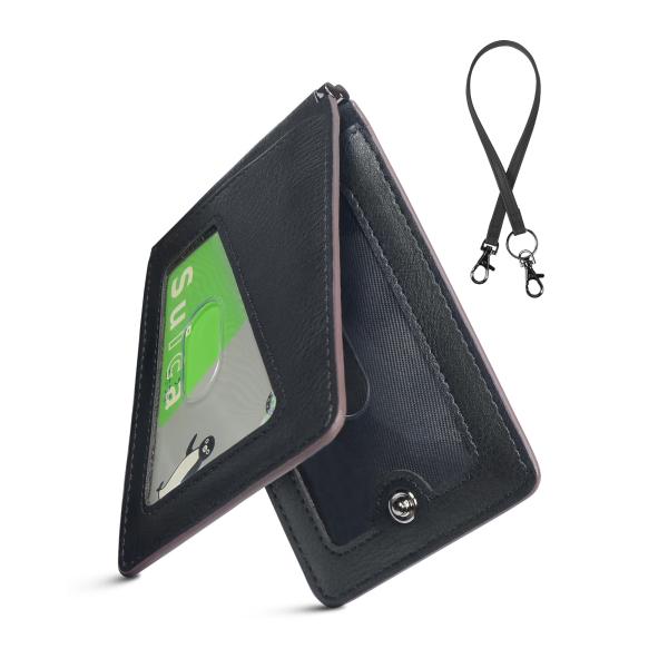 カジュアル・ブラック 12*7.5*1cm YPJ1980LL・・Color:ブラック・耐久性アップの本革Dカンこの定期入れは従来品より、Dカンは本革素材を採用し、縫い目もより内側に縫製して、Dカンをしっかりと固定し、耐久性を大幅に向上させ...