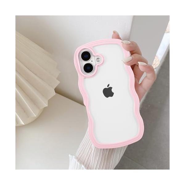 ピンク/iPhone 16/iPhone 16・Size:iPhone 16Color:ピンク・対応機種iPhone 16(6.1インチ)専用。写真は見本ですが、購入前にお使いの機種を確認してくださいね。・透明感 ? フィット感背面は透明度...