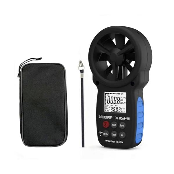 青い/-/GC-866B-WM・Color:青い・パッケージ個数:1・広い範囲と正確GC-866B-WM風速計、風速範囲0.3-30m / s、風速範囲-10℃-45℃。風速精度：+/-5％dgts。分解能0.1m/s;0.2℃;0.1％R...