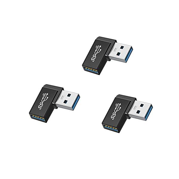 L型 USB3.0 メスからオス/-/-・Color:L型 USB3.0 メスからオス・1.周辺機器の方向を変えられる便利な L字型 usb type a 変換アダプタ。USB 3.0 type a オス ? USB 3.0 type a ...
