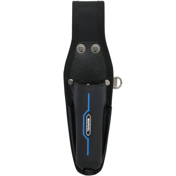 ・ブラック  ・サイズ：H270 × W80 × D60 mm・(1)抜き差ししやすいテーパー状のプレート内蔵・(2)差込口の傾斜角５度・(3)ビットが引っ掛からない・(4)ビット差しおよびD環付き