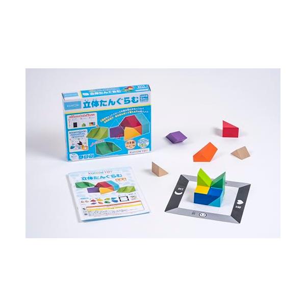 立体たんぐらむ-/-/RT-10・Style:立体たんぐらむ・3面図をヒントにピースを組み合わせるパズルです。空間認識力・図を読み取って考える力を育てます。・上から見たシルエットと、前後左右から見た図を手掛かりに、ピースを組み合わせて立体を...