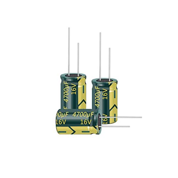 ・ 16V 4700μF ・・Size:16V 4700μF・種類：電解コンデンサ／静電容量：4700μF／定格電圧：16V・電解コンデンサの寸法：13X25mm・使用温度範囲：-40℃〜+105℃・静電容量許容差：±20％・105℃品電解...