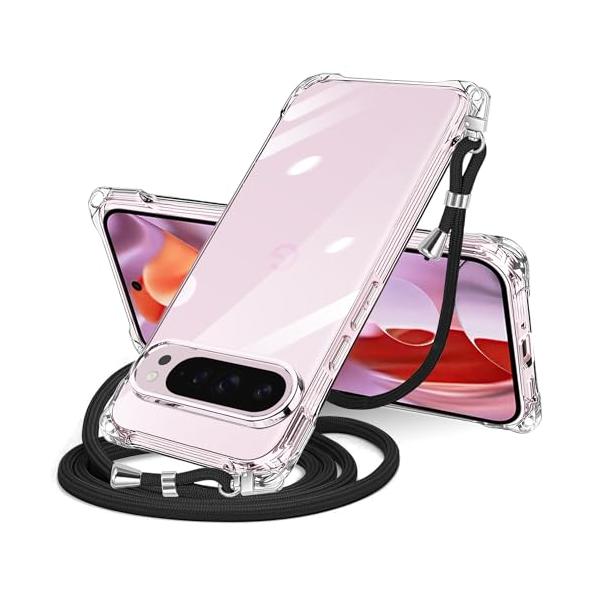 クリア/Pixel 9 Pro XL/-・Size:Pixel 9 Pro XLColor:クリア・対応機種本機によって精密に設計に基づいて、細かいところにもちょうどよく、穴位置も正しく、すべてのスピーカー、ポート、ボタンは使いやすいです。...