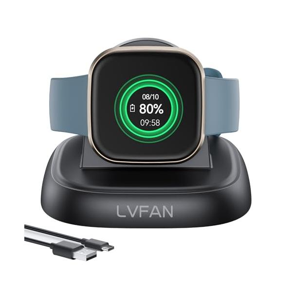 広い互換性このスマートウォッチ 充電器は広い互換性があり、Fitbit Sense/Sense 2/Versa 3/Versa 4に適用した充電スタンドです。(Fitbit Versa1/2、Versa Liteと互換性がありません)。Fi...