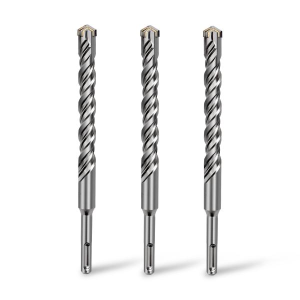 ・ 3本φ10x160 1・・Size:3本φ10x160・コンクリートドリル：すべてのSDSプラスシャンク回転ハンマビットに適用されます。直径4mm-40mm、全長110mm-600mm・SDSハンマービットは二重溝の自己中心硬質合金クロ...