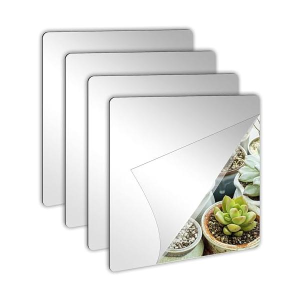 鏡-/-/LT-YKLJ01-30-30・パッケージ個数:4・??本体サイズ??横30×縦30×厚み0.3cm×4枚セット・??本体重量??170ｇ*4枚セット・??ミラー材質??PETフィルム、スチロール樹脂、アルミ樹脂複合板・?? 歪み...