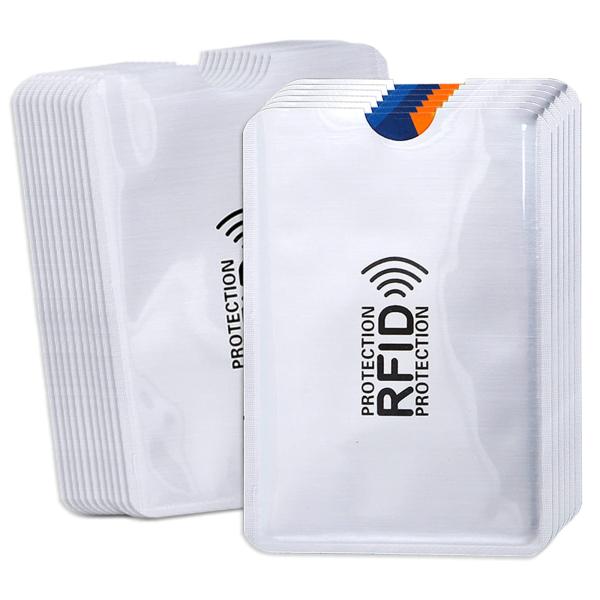 ・ホワイト  ・1.材質：アルミ箔、コート紙・2.サイズ：6.3*9.1CM、20枚セット（白）　ほとんどのクレジットカード、銀行カード、パスポートに適しています。簡単に挿入して、あなたの生活と旅に安全と便利をもたらします。・3.このカード...