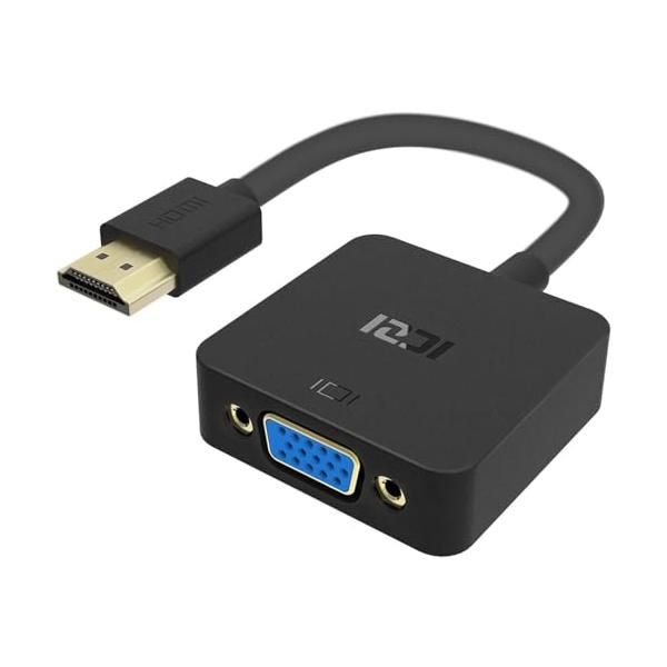 ブラック/1個/603161077210・Size:1個Color:ブラック・パッケージ個数:1・HDMI to VGAアダプタHDMIポートを通じてChromebook、２００４年以前生産されるMacbook、Raspberry Pi等を...