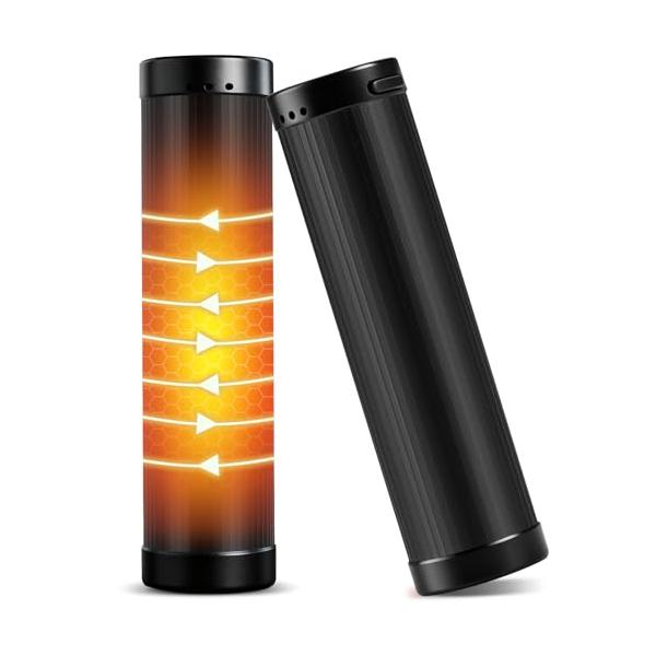 ブラック/?10 x 5 x 2.3cm/G20・Color:ブラック・パッケージ個数:1・??1秒速暖＆360°全方位発熱当社の充電式カイロは、最新の高効率カーボンクリスタル発熱体とアルミ合金＋ABS樹脂ボディを採用。スイッチを入れるとわ...