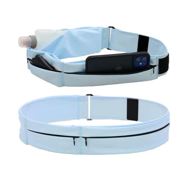 ブルー/M/Y016・Size:MColor:ブルー・揺れない・安定感良いランニングポーチ高強度のマジックテープベルトを採用、長時間走っても緩くしない、ぜひ試していただきたいです。ベルトの長さを細かく調整でき、二つサイズ用意（S：ウエスト6...