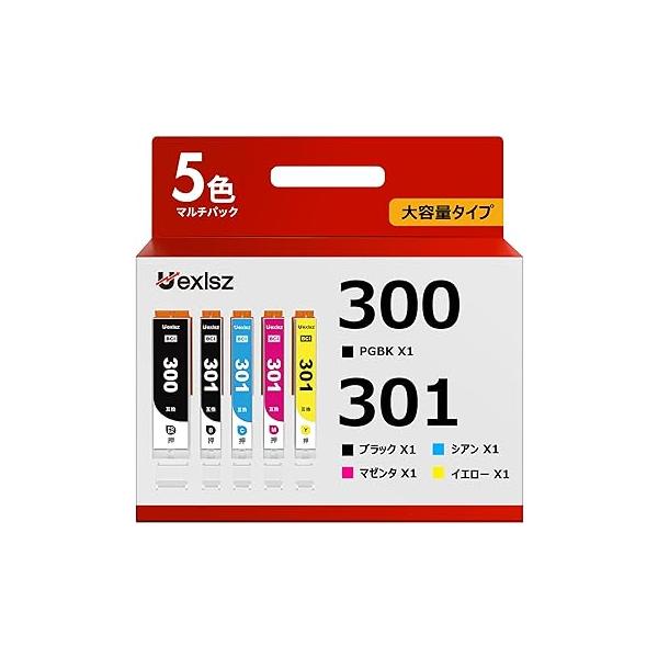 キャノン 用 インク 300 301 5色・300 301 5色 BCI-300 BCI-301 大容量 ts7530 インク・対応機種：キャノン 用 インク 300 301 の プリンター型番：TS7530・高いクオリティ：キャノン 用 ...