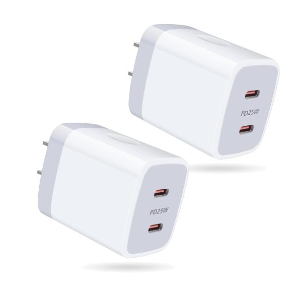 ・ホワイト  ・??25W USB-C 2ポート搭載USB Power Deliveryに準拠したUSB Type-C（USB-C）を2個搭載しているので、スマホやiPhoneなどのUSB充電機器に対して2台同時に充電がです。各ポート単独で...