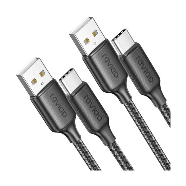 ブラック/1M+1M/R0360・Size:1M+1MColor:ブラック・QC3.0急速充電・データ転送USB C ケーブルは時間を節約し、最大5V/3Aの最大充電速度をするように設計されています。お使いのスマートフォンやタブレットなどの...