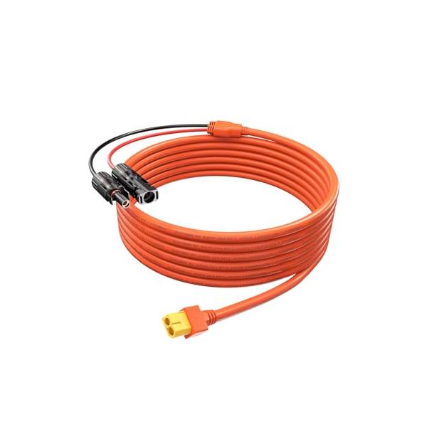オレンジ/3m/CS-XT60・Size:3m・パッケージ個数:1・商品仕様長さ：3m　メインワイヤ：12AWG銅線＋シリカゲル (0.5m) サブワイヤ:12AWG銅線(2.5m) 入力ポート：MC4 出力ポート：XT60 ご注意：ご購入...