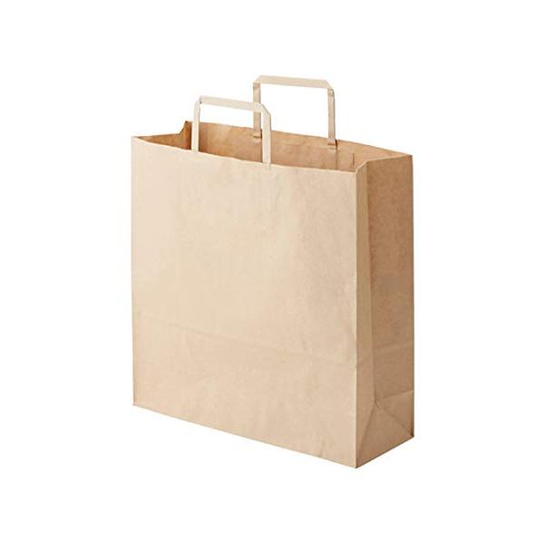 未晒無地・茶色 幅320×マチ115×高320mm 003262521・・Size:幅320×マチ115×高320mmPatternName:単品・1枚サイズ：巾32×マチ11.5×高31cm・内容量：50枚入・色・柄：未晒無地・手紐：丸紐...