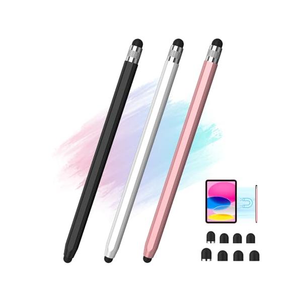 Multicolor/-/MX-CXGJ3-HBM-JP・Color:Multicolor・業界初！磁気吸着機能付きMixooタッチペンは、強力な磁石を搭載し、iPadの側面にしっかりと吸着するため、出張や会議などの移動時に便利に持ち運べま...