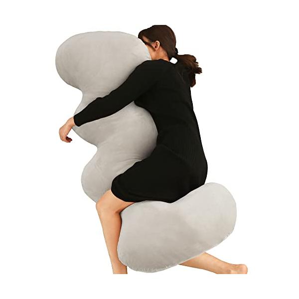 グレー/135/-・Size:135Color:グレー・主な仕様本体サイズ：100cm 重さ：1.3-2.10KG カバー生地：水晶マイクロファイバー生地 中綿：高弾力ｐｐ綿（ポリプロピレン 繊維）・極上の肌触りポリエステル繊維を採用した枕...