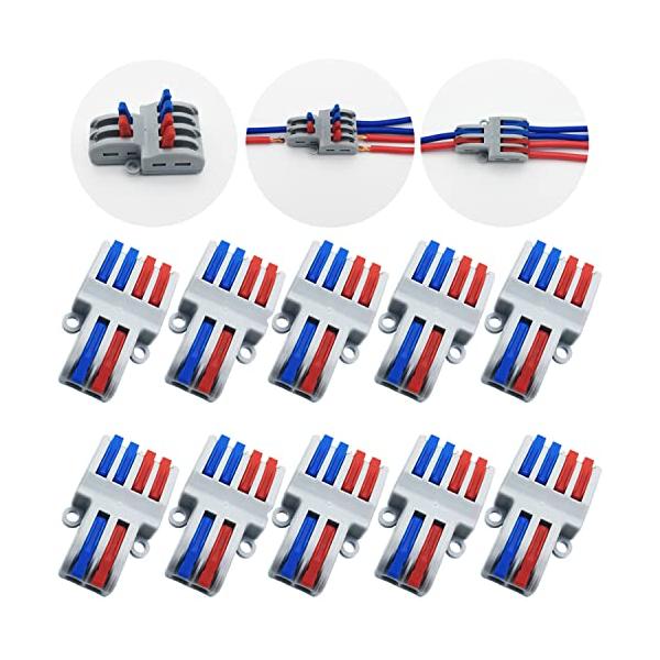 -/-/J363・●安全・耐久性：電気コネクタシェルは、耐老化性、耐高温性、耐圧性の難燃性素材を使用しています。コネクタの導体は、純銅、強力な導電性、および酸化に強い表面の特殊な電気めっき処理で錫メッキされています。・●配線範囲?ユニバーサ...