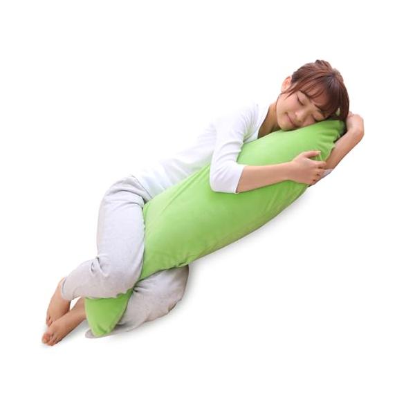 1)綿100%/グリーン/115×37cm/81290・Color:1)綿100%/グリーン・パッケージ個数:1・厚み約37cm×長さ115cm・材質側地:綿100%/中袋:ポリエステル100%/中材:ポリエステル100%・商品重量:約0.9kg