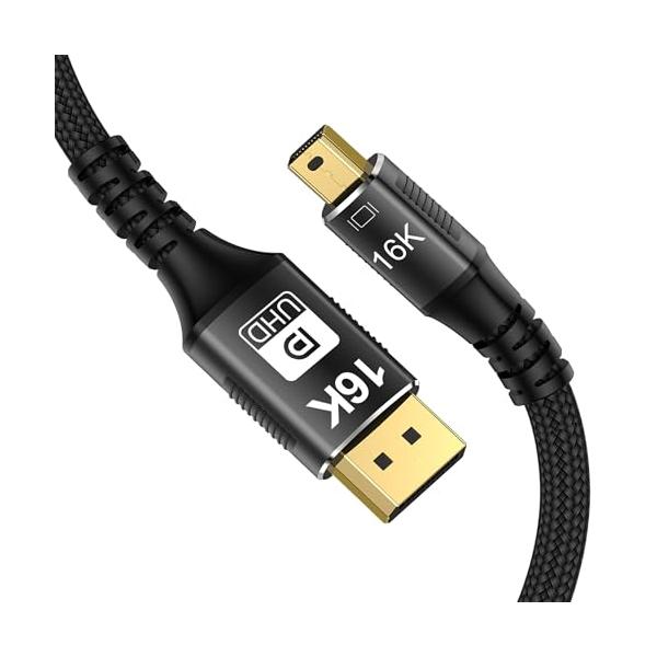 Mini do to dp 16K。/Mini DP 16K 3 m/CableDeconn Mini DP to DP 16K・Size:Mini DP 16K 3 m・CableDeconnミニDPからDisplayPortコンバーター...