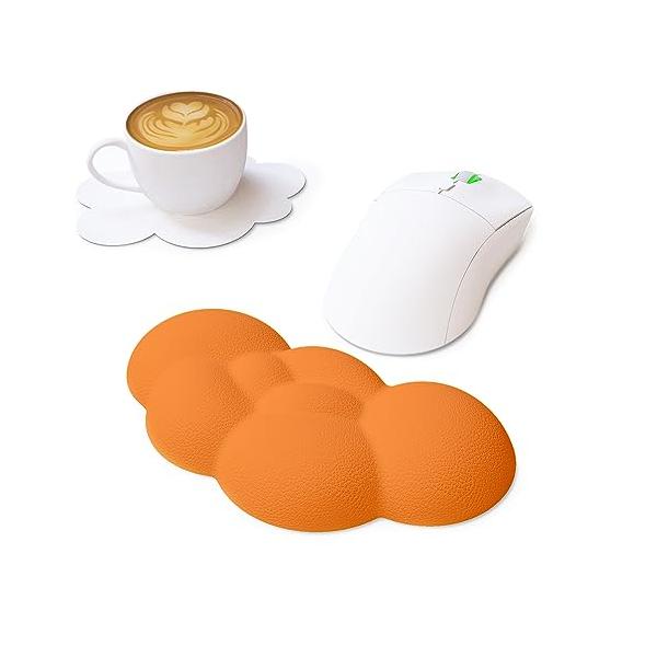 オレンジ/-/-・Color:オレンジ・ストレスを解消する材質 クッションは、低反発なメモリーウレタンフォーム素材を採用し、快適で涼しい素材で作られています。通気性に優れたPU素材を採用し、リストレスト部は反発弾性が非常に小さく、優れた衝撃...