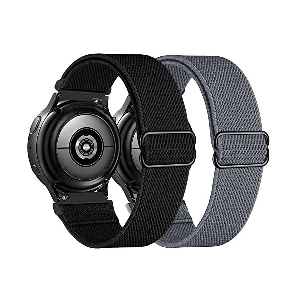 Luxuryブラック/グレー/20mm/sxwb010・Size:20mmColor:ブラック/グレー・脱ぎたくなくな極上の着心地。スタイリッシュなバンドは伸縮性のあるナイロン素材で編まれ、肌に心地よくフィットします。素材に通気性があるので...