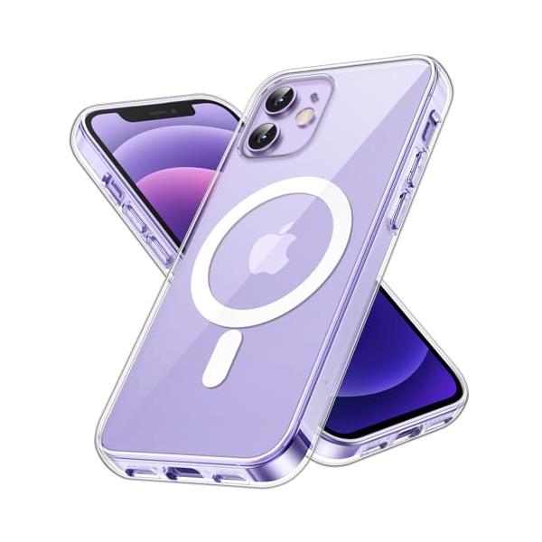 クリア/6.1インチ/3691-・Color:クリア・[互換性] iPhone 12/12 Pro (6.1インチ)用に特別に設計されています。38個のマグネットを内蔵し、すべてのMagSafeアクセサリーに対応できるクリアケースです・[強...