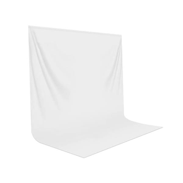 ホワイト/240x300cm/2430WH・Size:240x300cmColor:ホワイト・??無反射の撮影背景布2.4x3mの白背景布の正面は無反射で、余計な光の反射を防ぎ、光沢感を抑え、撮影対象を自然に引き立てできます。裏面は反射面、...