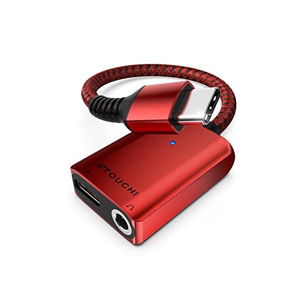 レッド/-/Y5・Color:レッド・★多機能&amp;幅広い互換性本製品は3.5mmイヤホンジャックと充電ができるType Cポートを搭載しています。いつものイヤホンで音楽を聴きながら急速充電できます。イヤホンに付いているリモコンやマイク...