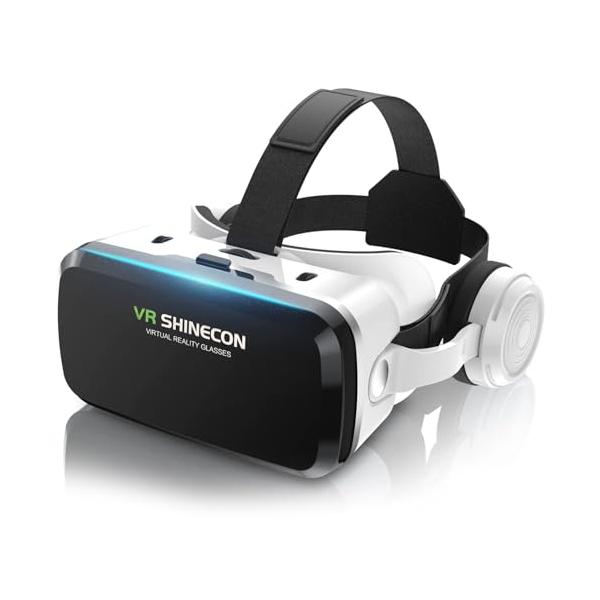 黒と白/-/G04BS・????VRゴーグル&amp;Bluetooth接続他のVRゴーグルと比較して、このvrゴーグルの最も利点は、Bluetoothを介して接続されていることです。 他の通常のVRゴーグルよりもはるかに高価ですが、より安...