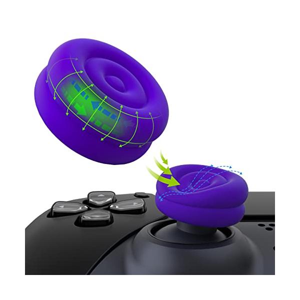 パープル/Circle Texture Design/-・Color:パープル・パッケージ個数:1・性：ps5に適合、ps4と互換性あり、Xbox シリーズ X/S&amp;Xbox One&amp;Xbox One S/X&amp;Xbo...