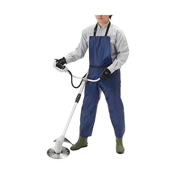 c.サロペット バックルタイプ(フリーサイズ)ネイビー/Free Size/ネイビー・Size:Free SizeStyle:c.サロペット バックルタイプ(フリーサイズ)・パッケージ個数:1・草刈り作業(飛散の多い)ナイロンコードカッター...