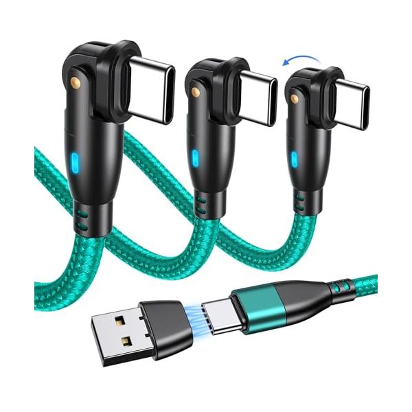 PD60W・グリーン/1m+2m+2m/-・Size:1m+2m+2mColor:PD60W・グリーン・PD60W・USB Type C ケーブル &amp; USB-A変換アダプタ付きUSB-A変換アダプタが3個付き、「USB-A」と「U...