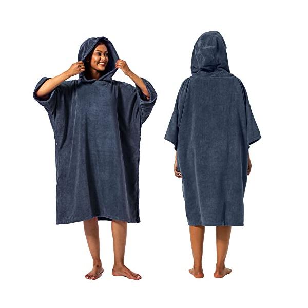 シンプルネイビー/one size/-・Color:ネイビー・不満解消★Surferの「あったらいいな」から生まれた、オールマイティお着替えポンチョ！サーフィン済みに、海上がりのストレスを軽減できます。厚手なので透ける心配なし！人目を気にせ...