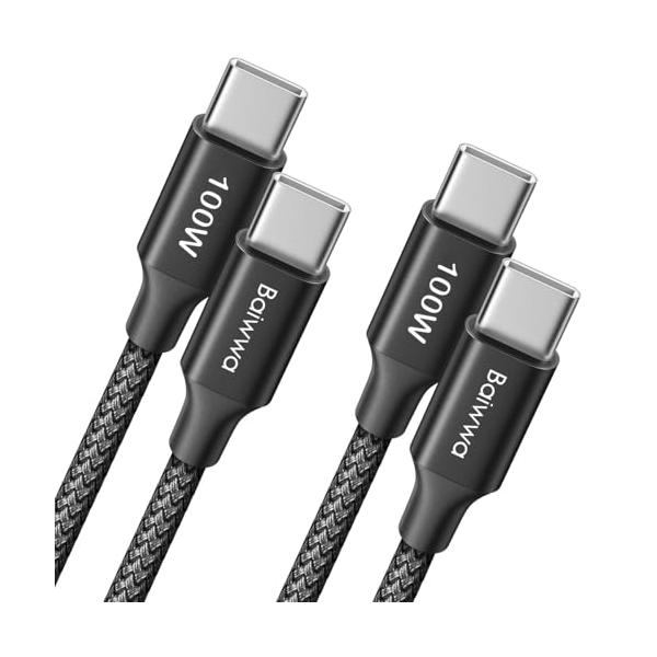 ブラック/2m/-・Size:2mColor:ブラック・パッケージ個数:1・便利な2本セットこの2本セットのタイプC 充電ケーブルは家庭、オフィス、旅行先での充電ニーズをラクラク満たします。いつでもどこでも予備があるので、充電の心配から解放...