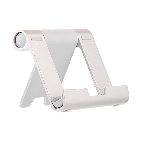 ベーシックポータブルシルバー/-/L6LSH001-CS-R・Color:シルバー・パッケージ個数:1・4~10インチのタブレット端末、電子書籍リーダー、スマートフォンを、ハンドフリーで快適に見られるポータブルスタンド・便利なサイドボタンで...