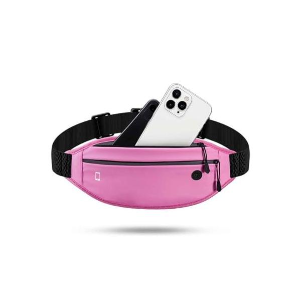 ファッションスタイルですPink/-/ABS011・Color:Pink・多機能ランニングウエストポーチ ランニング、サイクリング、ハイキング、旅行など幅広いシーンで活躍。シンプルでスタイリッシュなデザインは男女兼用で、日常使いにも最適です...