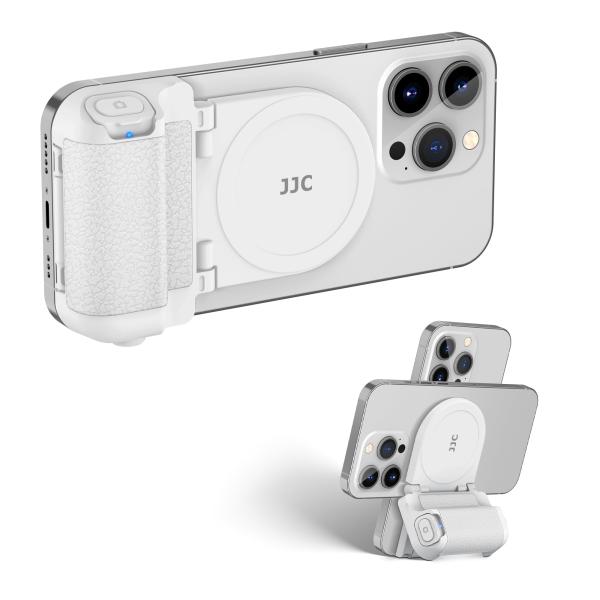 カジュアル・ホワイト  MSG-P1 WHITE・・Color:ホワイト・★Magsafe スマホグリップ★Vlog撮影、手持ち生放送、自撮り用に特別に設計されています。MagSafe磁気デザインを採用して、iPhone 14/13/12シ...