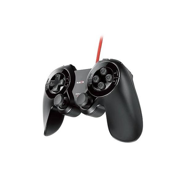 ゲームパッド単品ブラック/-/JC-DUX60BK・Style:ゲームパッド単品・パッケージ個数:1・ボタン数:24ボタン・動作モード:アナログモード・機能:振動:あり(モーター×2)、連射:あり(任意の連射速度に設定)、マクロ機能:あり・...