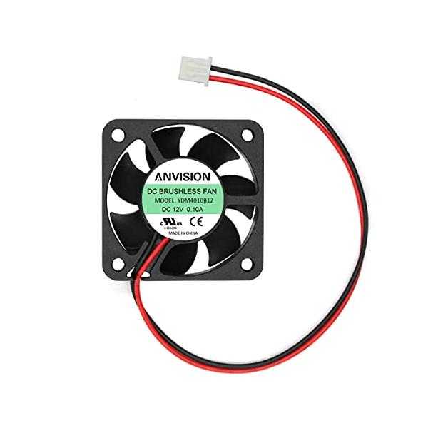 ブラック(12V 40mm 2ピンファン)。/12V 40mm 2-PIN FAN/AN-YDM4010B12-1・Color:ブラック(12V 40mm 2ピンファン)。・パッケージ個数:1・定格電圧:12V DC、電流:0.1A・風量:...