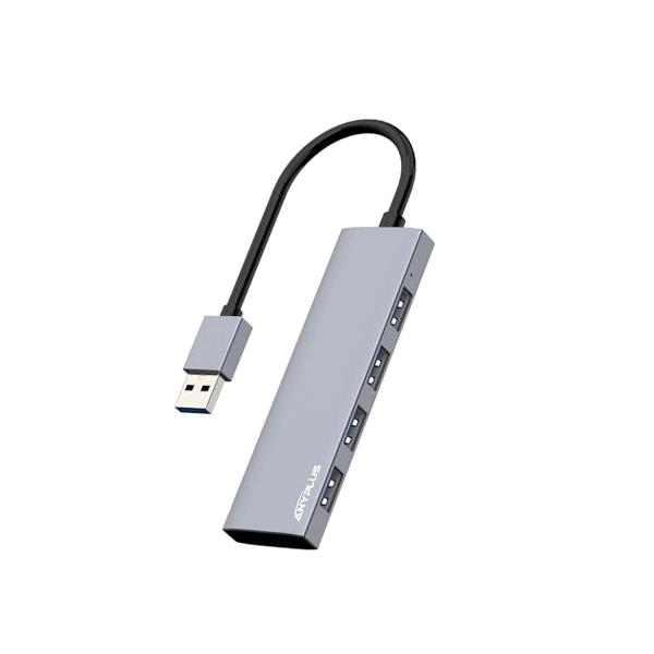 グレー-アルミニウム合金/-/-・Color:グレー-アルミニウム合金・パッケージ個数:1・高品質＆ポータブル：このUSB ハブはアルミ合金の殻で作られ、金属光沢のあるスタイリッシュで絶妙な外観です。USBポートは1cmの超薄型ボディデザイ...