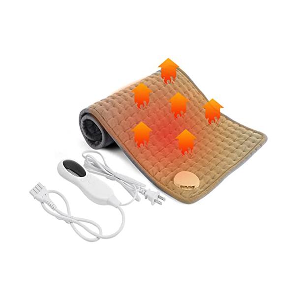 Gray/30*60cm/FY-HW1224・数秒即暖ホットマットの中身に密度の高いU型加熱ワイヤーを配置し、温度センサーを搭載し、数秒で即暖になります。また、毛玉も出てにくく、長持ちできます。・10段階温度調節&amp;省エネホットマット...