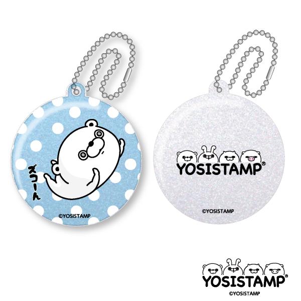 サイズW55×H60.5×D3mm素材本体：PVCボールチェーン：鉄生産日本