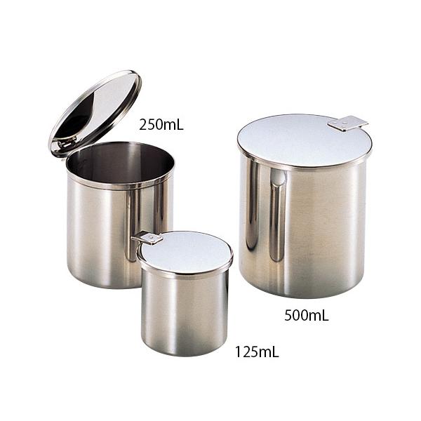 ●<商品詳細参考ページ>外部リンク：https://axel.as-1.co.jp/asone/d/0-6490-01/●材質：ステンレス（SUS316）モリブデン耐酸鋼●容量（mL）：125●口径×高さ（mm）：φ55×55●...