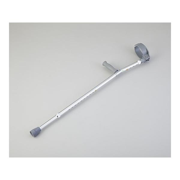 ●<商品詳細参考ページ>外部リンク：https://axel.as-1.co.jp/asone/d/0-837-01/●材質：シャフト／アルミニウム、グリップ／PVC（塩化ビニル樹脂）、カフ／PP（ポリプロピレン）●高さ調節：腕...