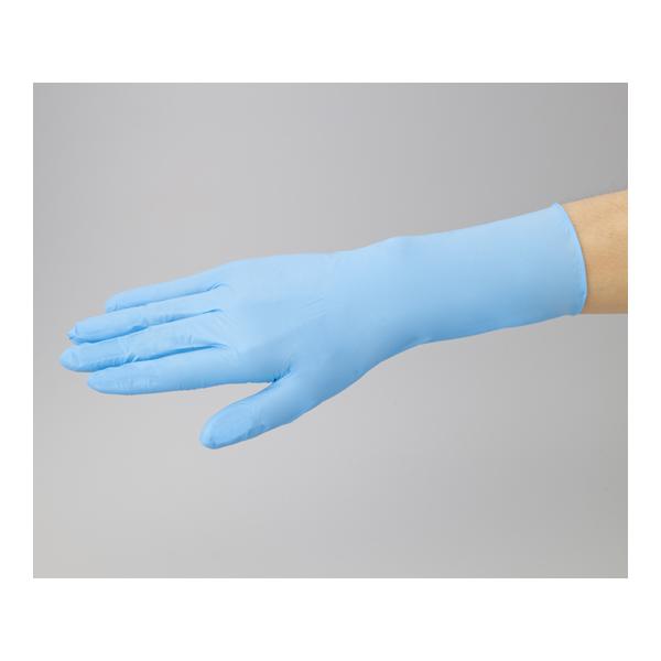 ●<商品詳細参考ページ>外部リンク：https://axel.as-1.co.jp/asone/d/1-354-02/●色：ブルー●入数：1箱（1双/袋×50袋入）●材質：ニトリルゴム●全長：約295mm●γ線滅菌済●左右兼用●...