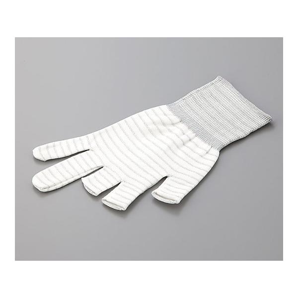 ●<商品詳細参考ページ>外部リンク：https://axel.as-1.co.jp/asone/d/2-2123-03/●材質：ナイロン100％（導電糸入り）●表面抵抗率：10^8Ω/□≦●色（手首部）：白●サイズ：S●入数：1...