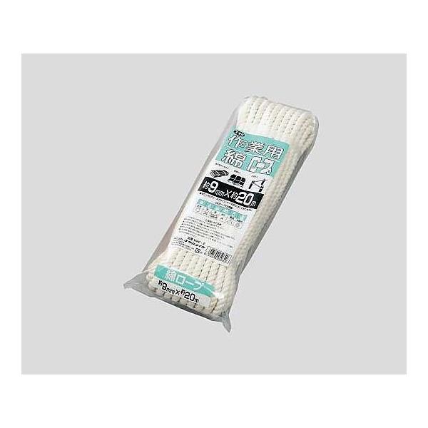 ●<商品詳細参考ページ>外部リンク：https://axel.as-1.co.jp/asone/d/2-9721-02/●材質：綿●ロープ径×長さ：約φ9mm×20m●型番：WRC-2●事業者向け商品です。