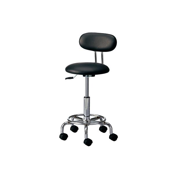 ●<商品詳細参考ページ>外部リンク：https://axel.as-1.co.jp/asone/d/3-6548-02/●リング付き●座高／全高(mm)：460〜600／700〜840●材質：背・座部／ビニールレザー張り（ウレタ...